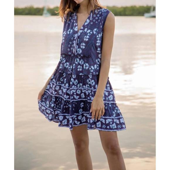 Bindu | Dresses | New Bindu Gisella Dress In Indigo | Poshmark